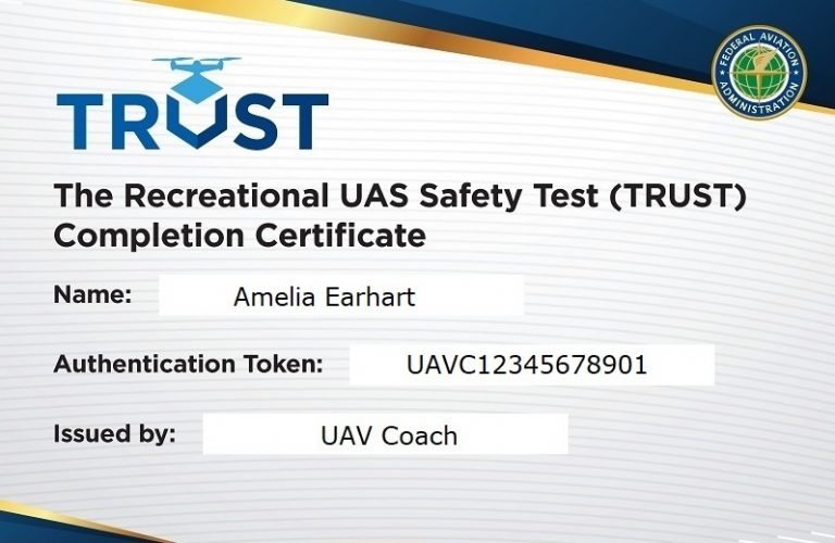 10,000+ Recreational Drone Pilots Take FAA TRUST with UAV Coach