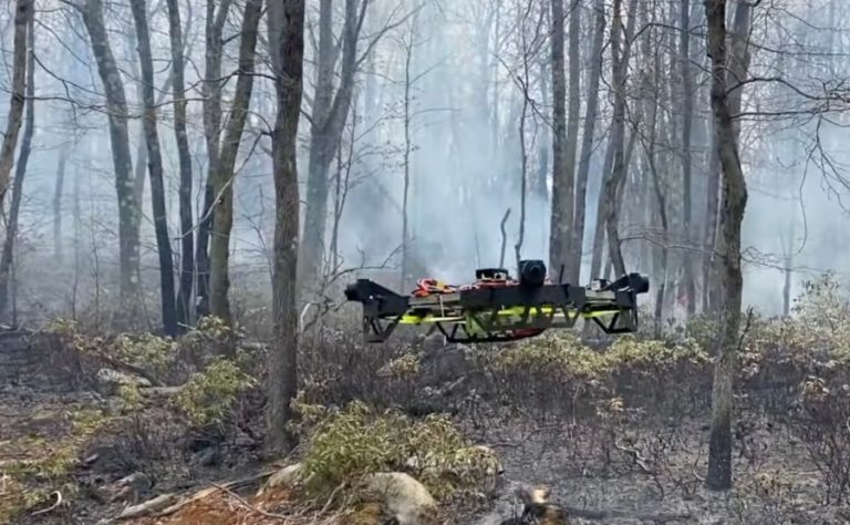 Autonomous Wildfire Drone Can Fly through Smoke