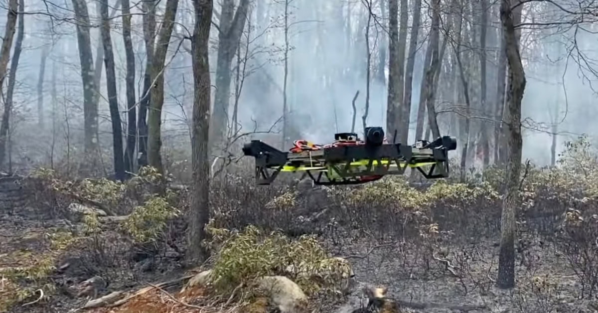 Autonomous Wildfire Drone Can Fly through Smoke