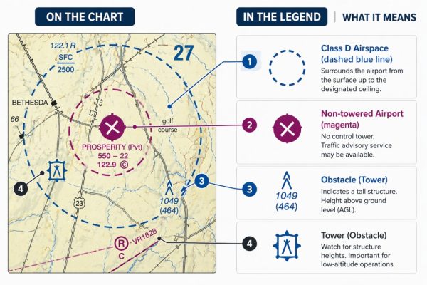 How to Read a Sectional Chart—With Legend + Symbols Explained